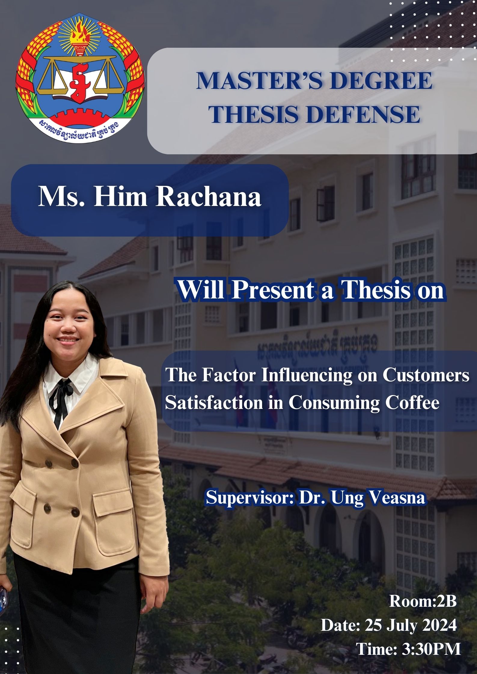 Announcement of Master’s Degree Thesis Defense – School of Graduate Studies
